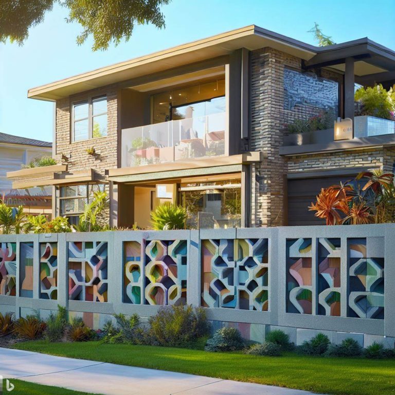 10 Stunning Cinder Block Fence Ideas for Your Backyard